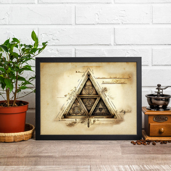 Legend of Zelda Triforce Art Print – Dare to Dream Prints