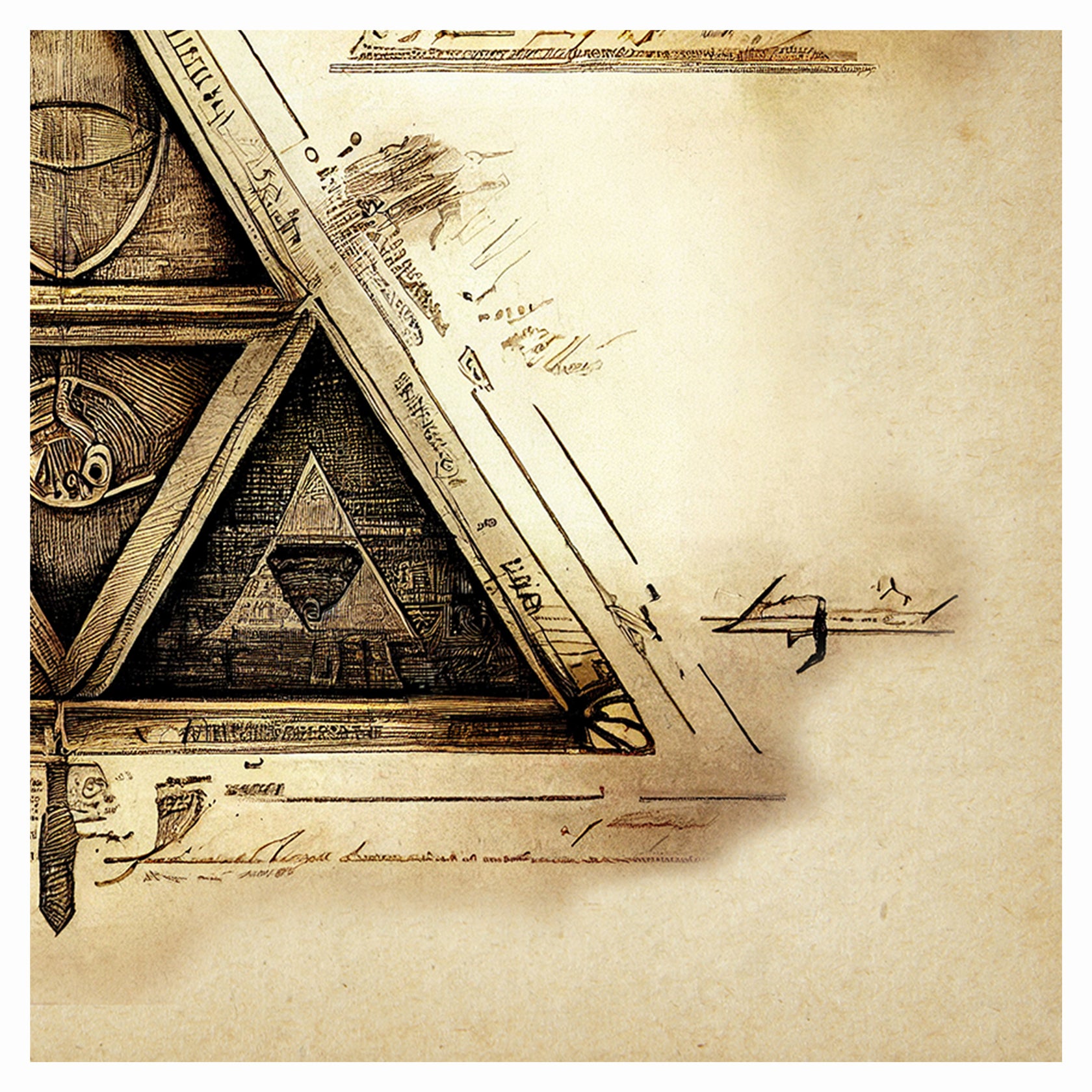 Legend of Zelda Triforce Art Print – Dare to Dream Prints