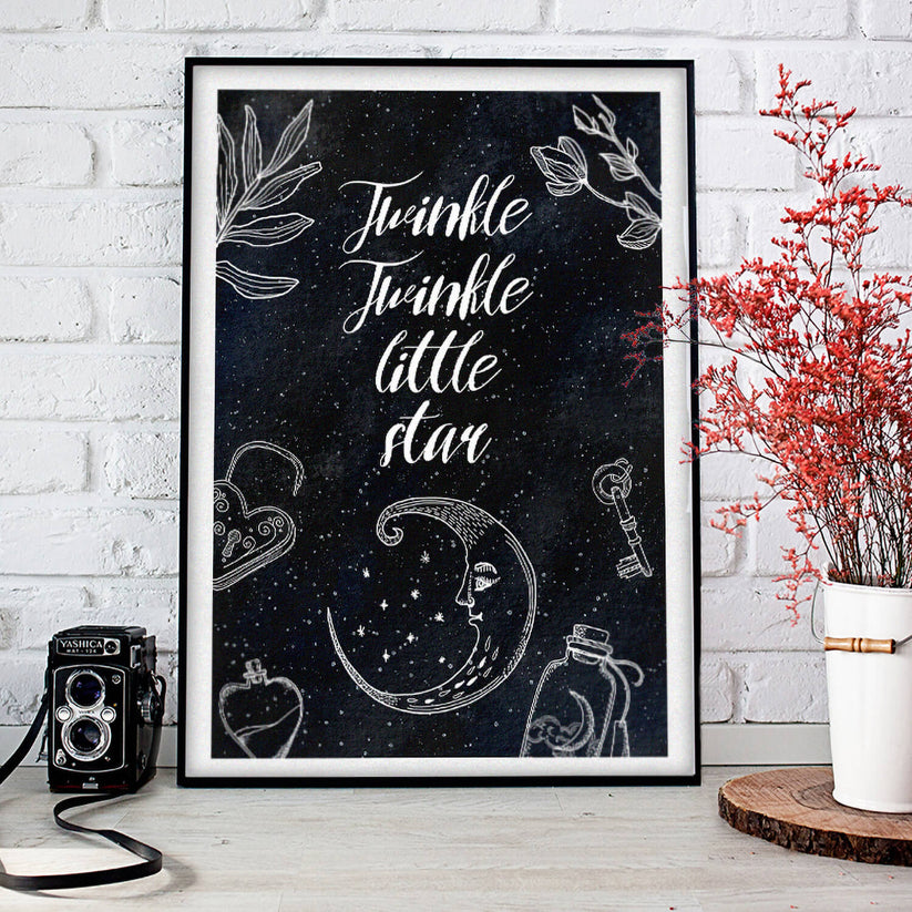 Twinkle Twinkle Little Star' Art Print – Dare to Dream Prints